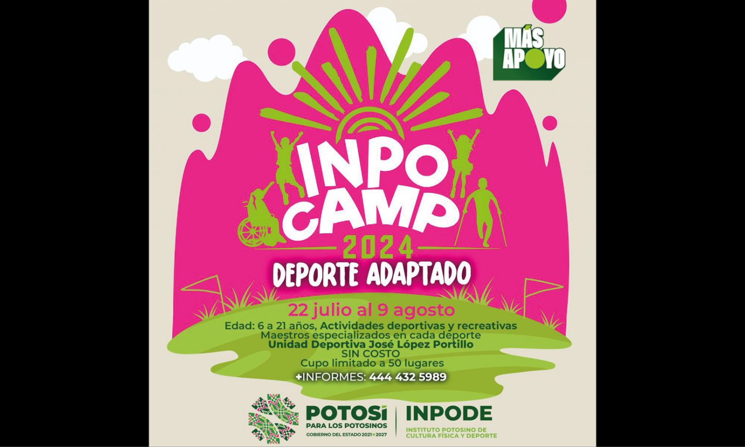 Inpode realiza campamento gratuito para personas con discapacidad ...