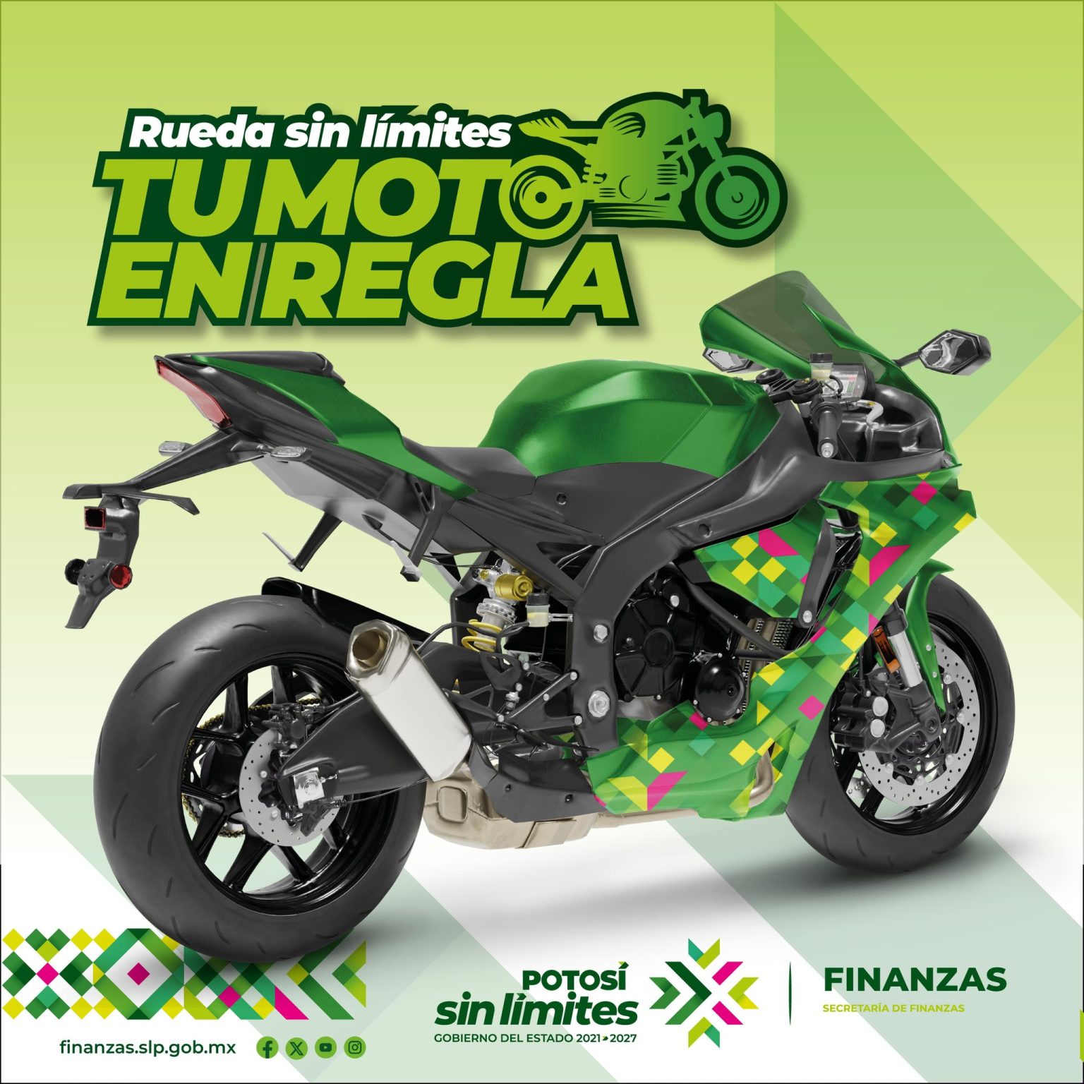 Gobierno de SLP lanza programa “Tu moto en regla, rueda sin límites ...